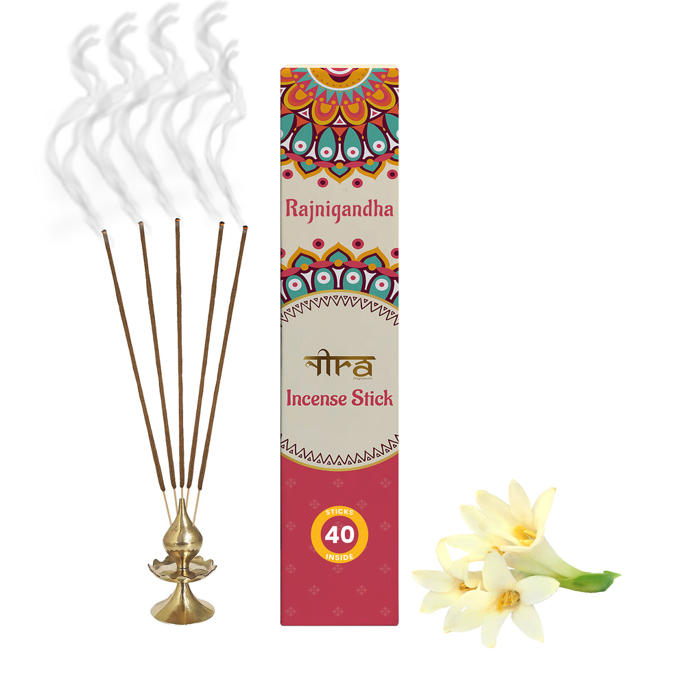Nira Fragrances Incense Sticks 100% Organic , With Rajni-Gandha Fragra ...
